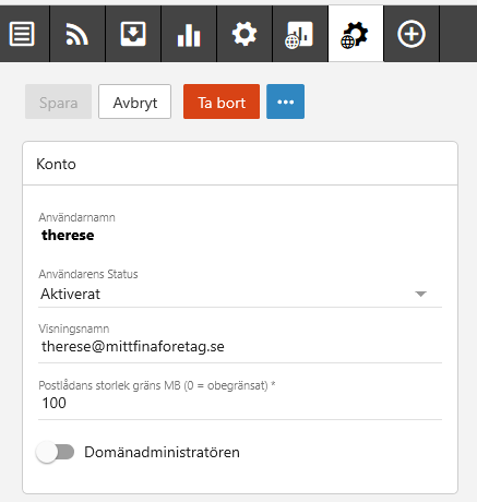 Skapa e-postadress (e-postkonto) - Admax Hosting AB